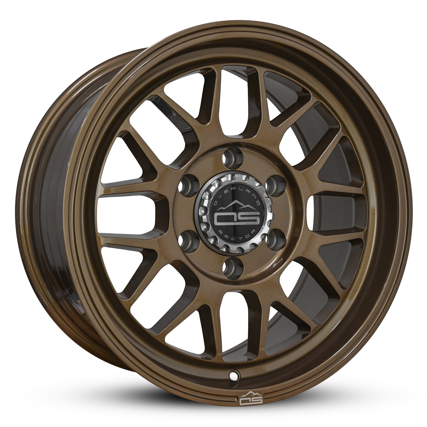 Overland Sector Hyperdrive Wheel in Gloss Bronze. 17x8.5 | Flow-Formed ...